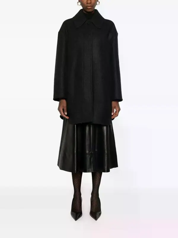Fendi Felted-finish Coat