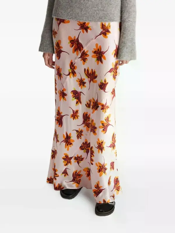 LEE MATHEWS Franz Floral-print Maxi Skirt
