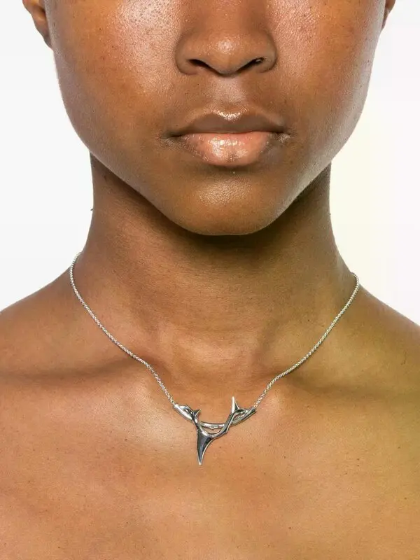 SHAUN LEANE Rose Thorn Branch Pendant Necklace