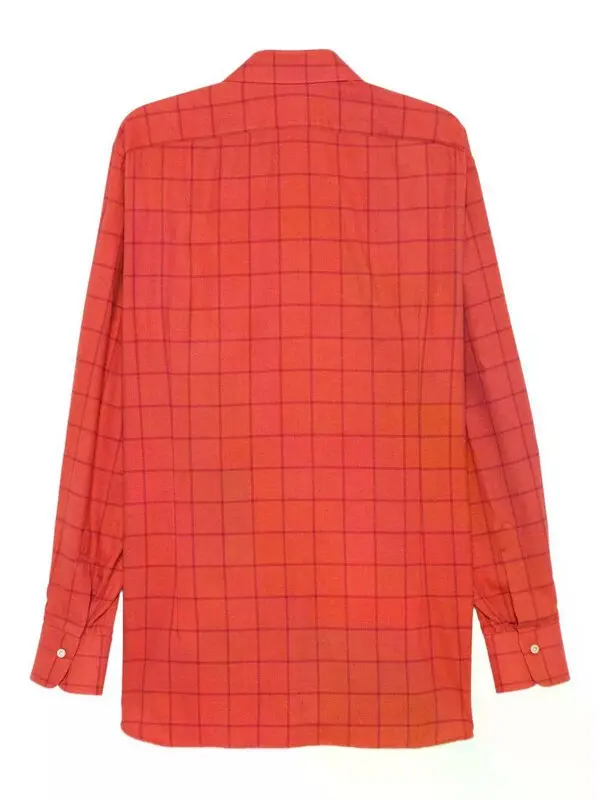 Kiton Checked Buttoned Shirt