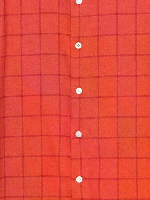Kiton Checked Buttoned Shirt