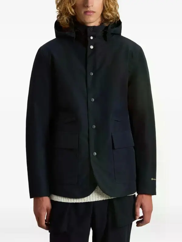 Woolrich Hooded Buttoned Jacket
