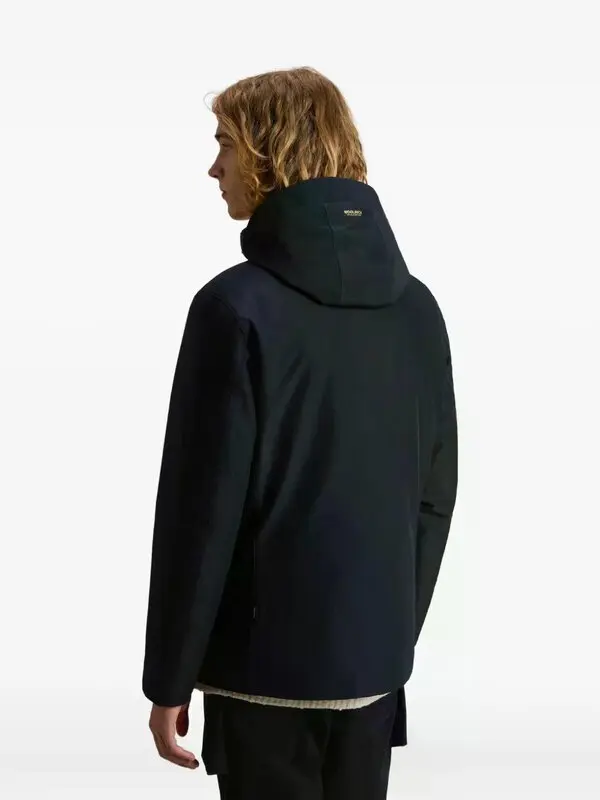 Woolrich Hooded Buttoned Jacket