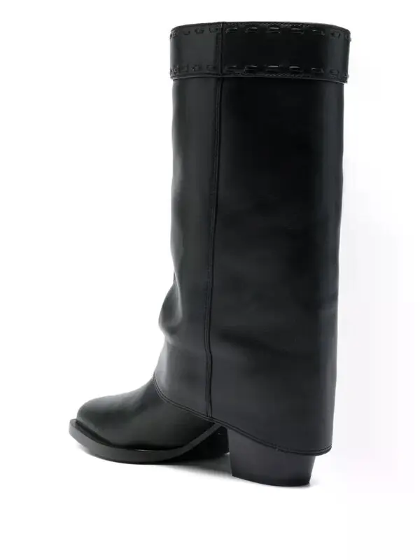 Fendi Leather Ankle Boots