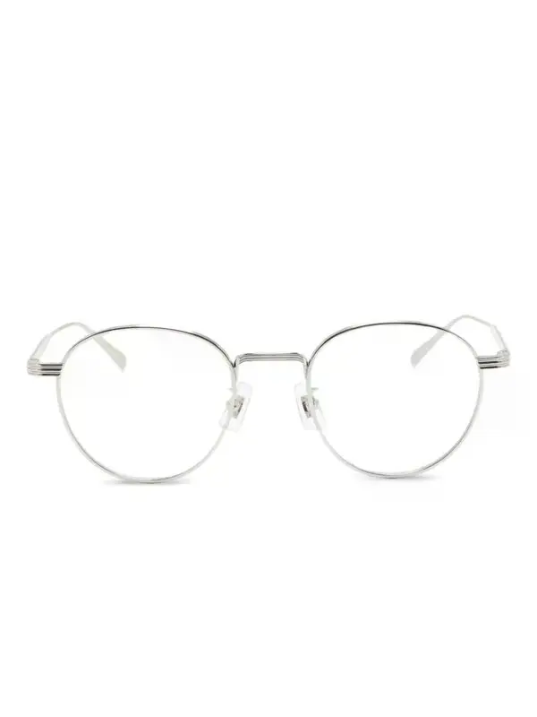 Dunhill Round-frame Glasses - Silver