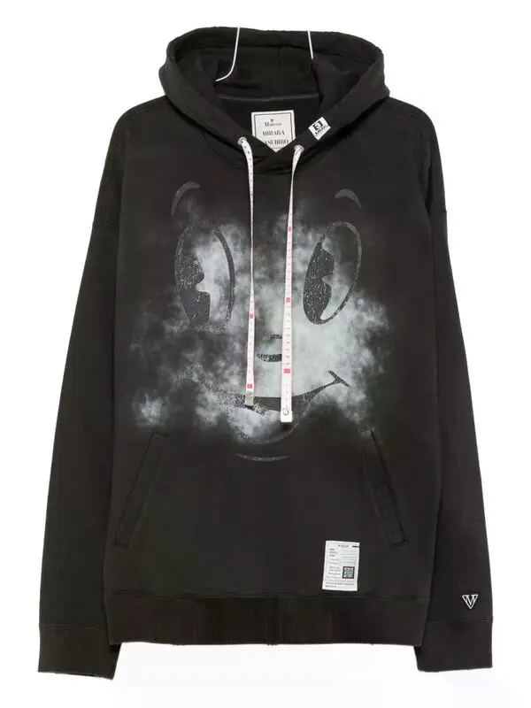 Mihara Yasuhiro Printed Cotton Hoodie