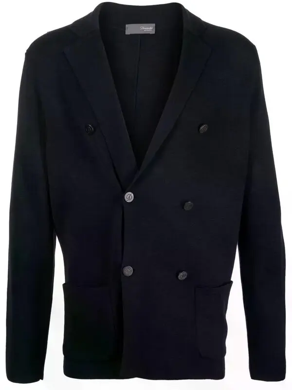 DRUMOHR Double-breasted Merino Wool Cardigan