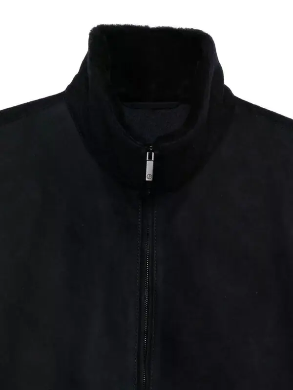 Giorgio Armani High-neck Bomber Jacket
