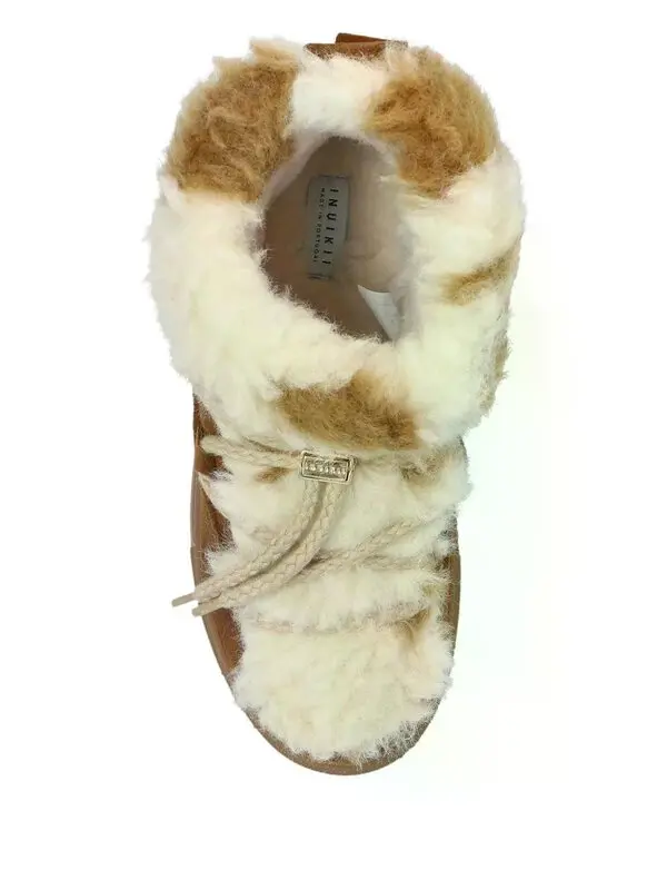 Inuikii Teddy Low Shearling-trimmed Snow Boots
