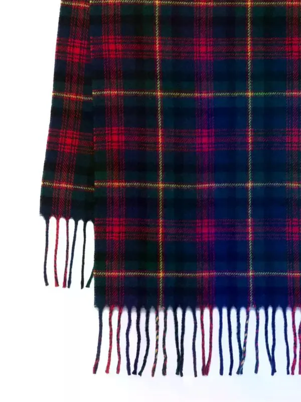Polo Ralph Lauren Tartan-pattern Fringed Scarf