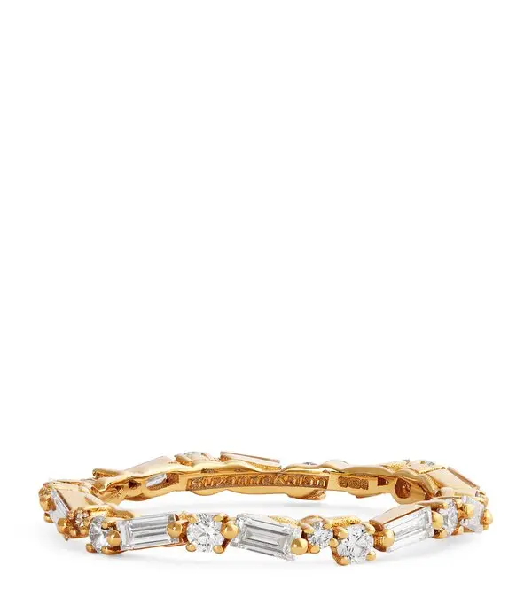 SUZANNE KALAN Yellow Diamond Eternity Ring - Gold
