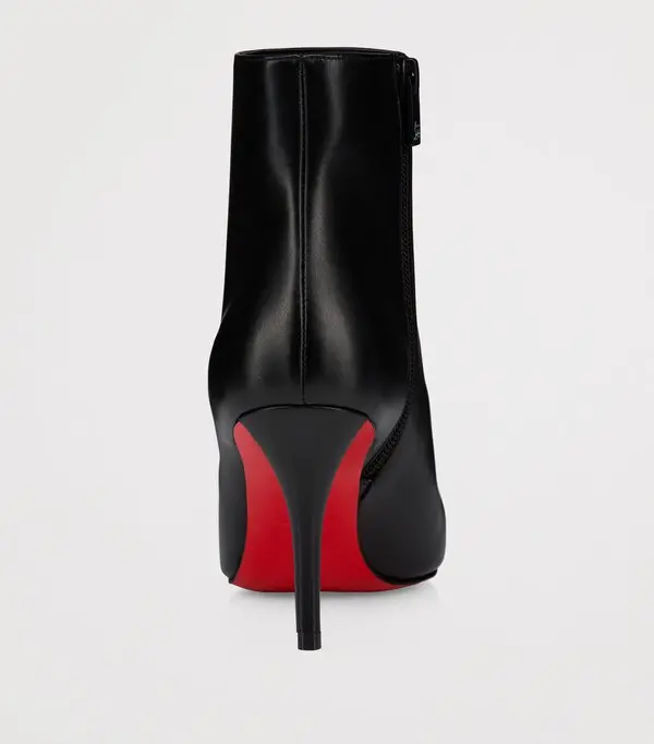 CHRISTIAN LOUBOUTIN Miss Z 80 Leather Ankle Boots