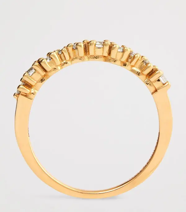 SUZANNE KALAN Yellow And Diamond Classic Ring