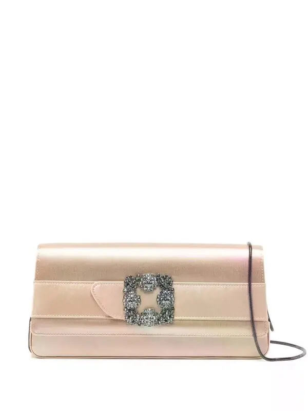Manolo Blahnik Crystal-embellished Clutch