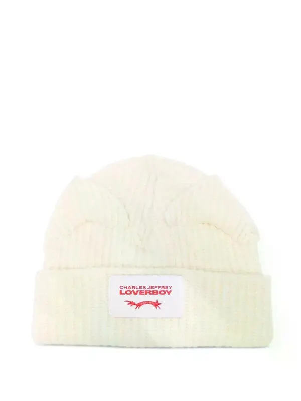CHARLES JEFFREY Ears Beanie - Neutrals