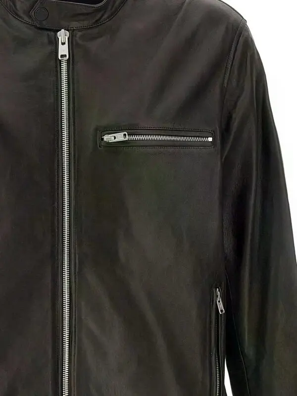 Belstaff Leather Zip-up Jacket
