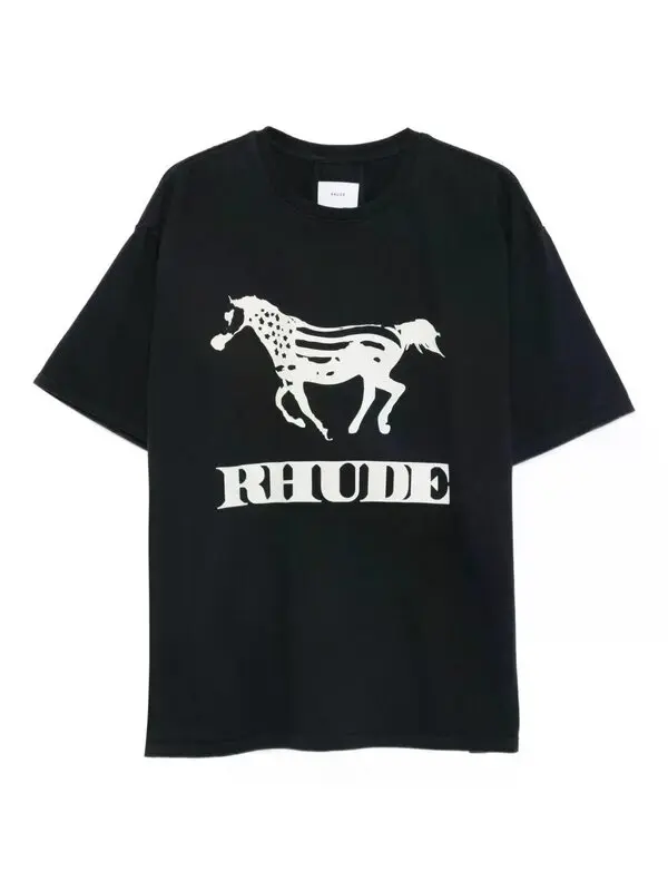 Rhude Dinero T-shirt - Black