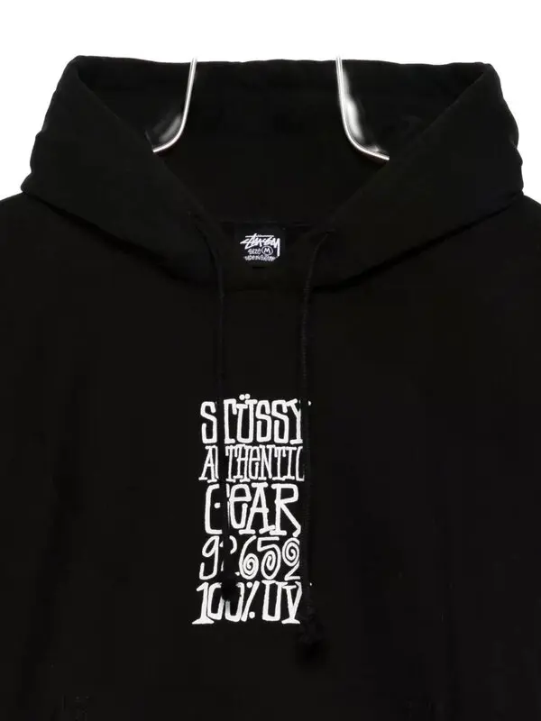 StÜssy Cotton Blend Hoodie - Black