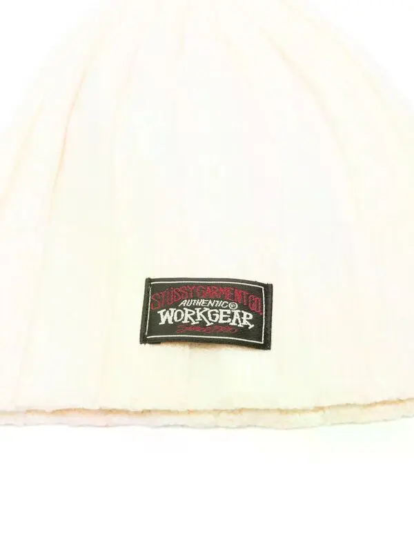 StÜssy Ribbed Logo-patch Beanie
