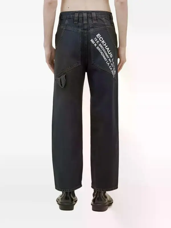 Eckhaus Latta Straight-Leg Jeans In Blue - 41% Off | Editorialist