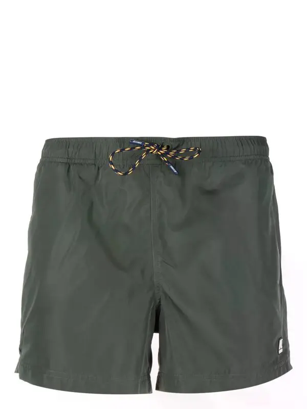 K-WAY Logo-patch Swim Shorts