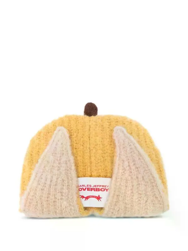 CHARLES JEFFREY LOVERBOY Chunky Beanie - Yellow