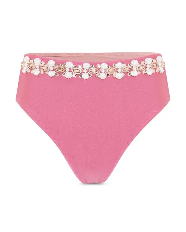 PatBO Seashell Embellished Bikini Bottom