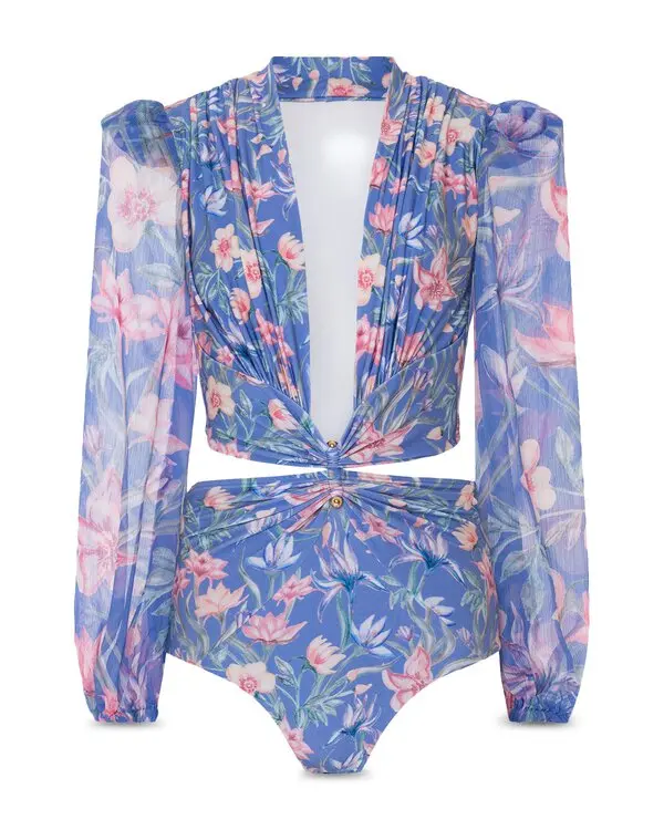 PatBO Amaryllis Long Sleeve One Piece