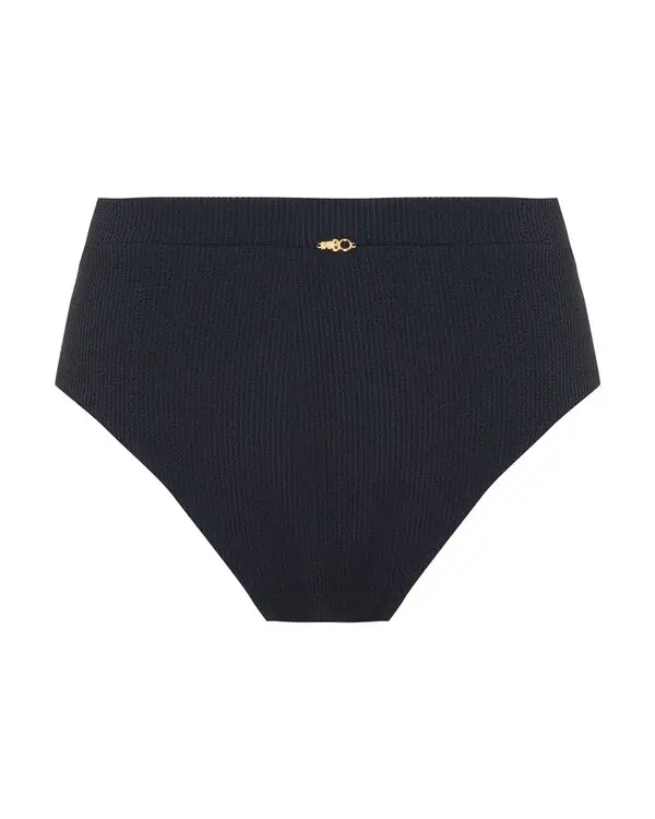 PatBO Merian Knit High Waisted Bikini Bottom