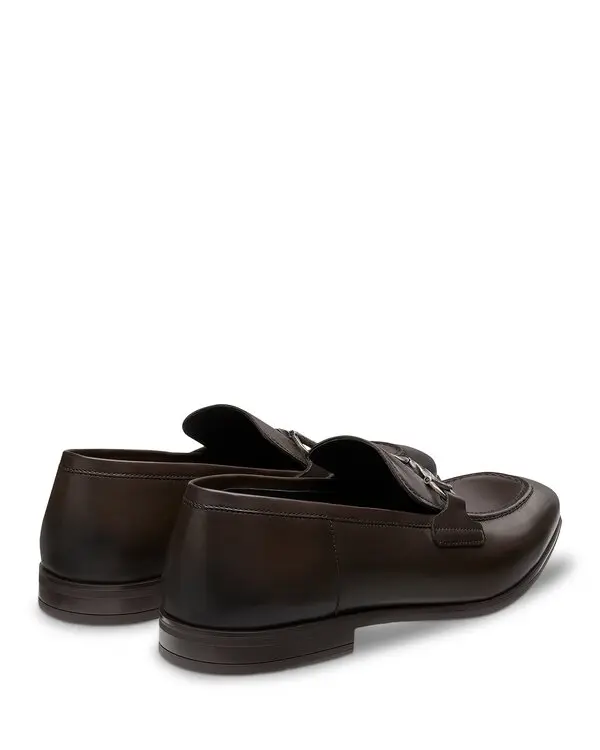 STUART WEITZMAN Simon Twistbit Loafers - Dark Brown