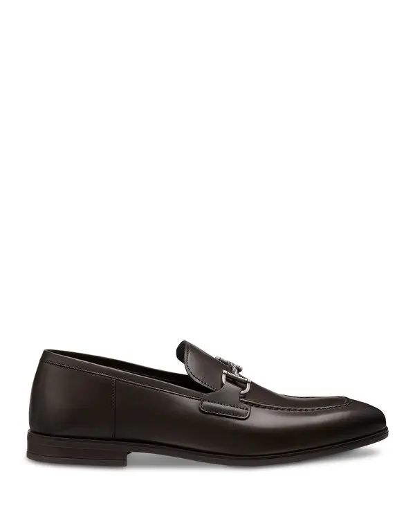 STUART WEITZMAN Simon Twistbit Loafers - Dark Brown