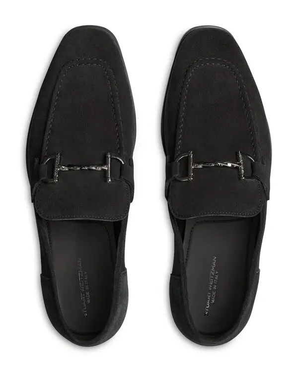 STUART WEITZMAN Simon Twistbit Loafers - Black