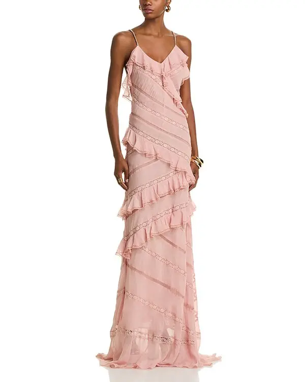 LoveShackFancy Louie Ruffle Maxi Dress