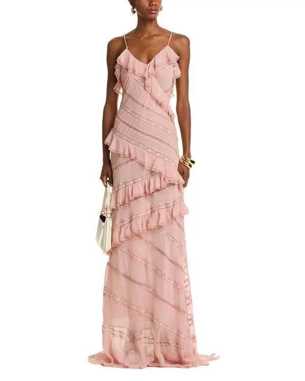 LoveShackFancy Louie Ruffle Maxi Dress