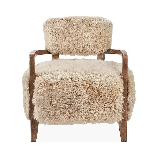 INTERLUDE HOME Royce Lounge Chair - Taupe