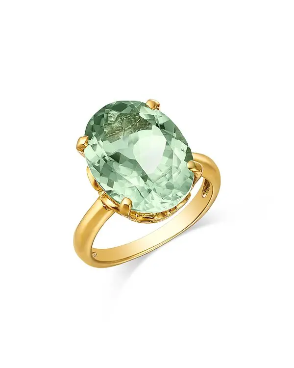 Bloomingdale'S Oval Cut Prasiolite Ring - Presiolite