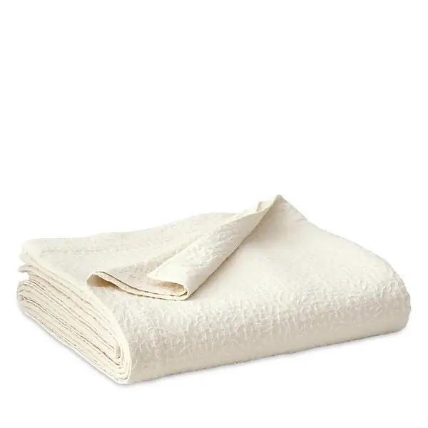 BOLL & BRANCH Dappled Vela Classic Coverlet, King/cal King - Cream