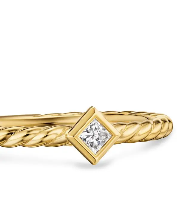 David Yurman Petite Modern Renaissance Stack Ring - Gold