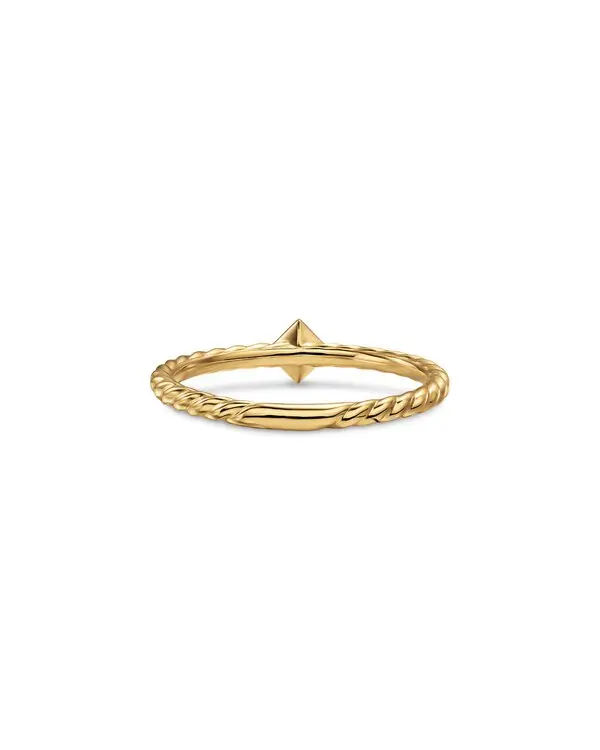 David Yurman Petite Modern Renaissance Stack Ring - Gold