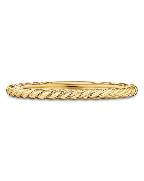 David Yurman Petite Modern Renaissance Band Ring - Gold