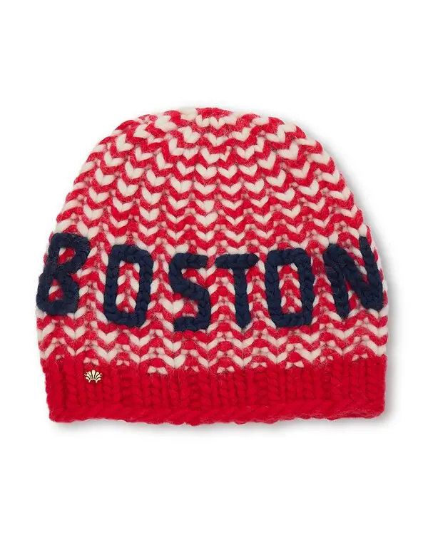 Lele Sadoughi Boston Wool Beanie - Red