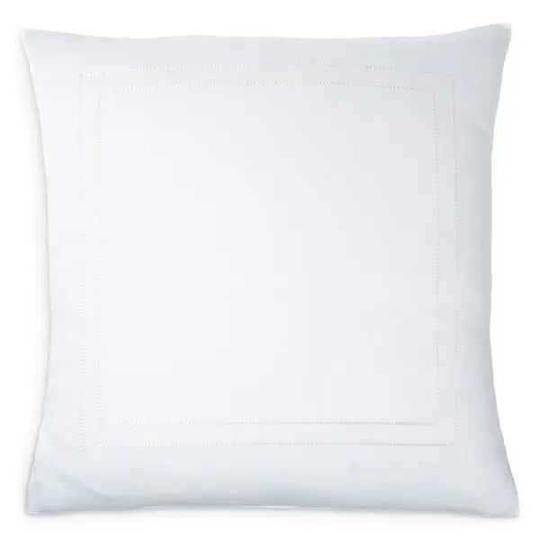 Frette Bright Dots Embroidery Euro Sham Exclusive - Milk/milk