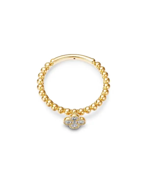 Bloomingdale'S Diamond Clover Ring