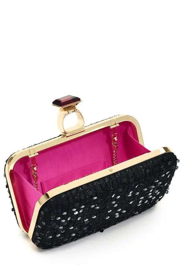 Sachin & Babi On The Rocks Evening Clutch - Black