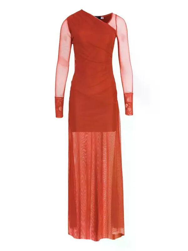 AMIR SLAMA X Astrid Mesh Maxi Dress