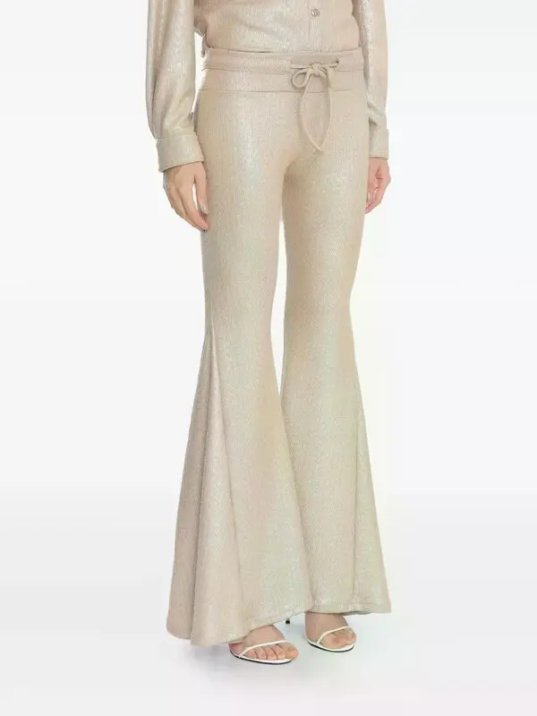 AMIR SLAMA Drawstring Flared Trousers