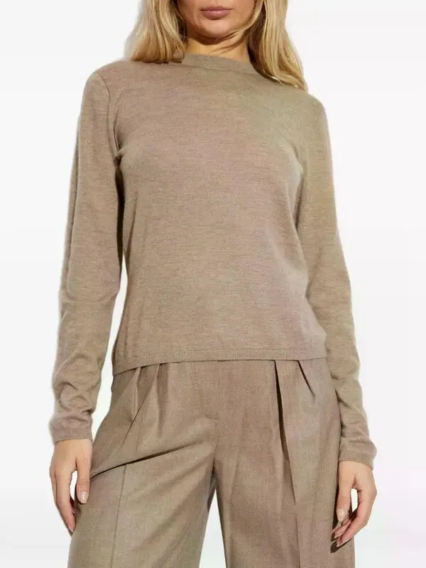 Max Mara Lightweight Cashmere Crew Neck Sweater