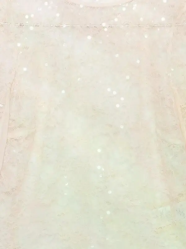 Patrizia Pepe Sequin-embellished Blouse - Neutrals