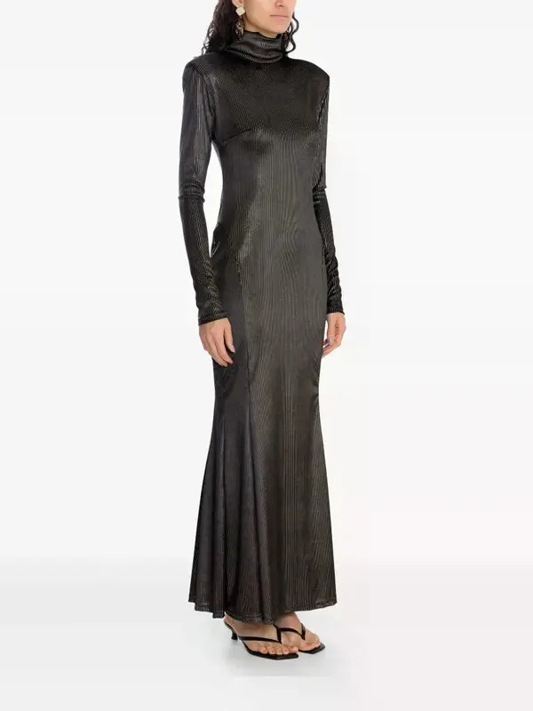 AMIR SLAMA Striped Maxi Dress