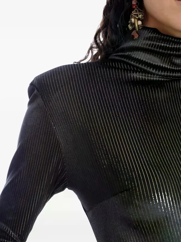 AMIR SLAMA Striped Maxi Dress